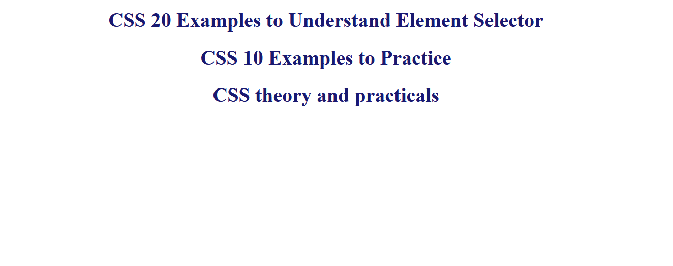CSS Tutorial